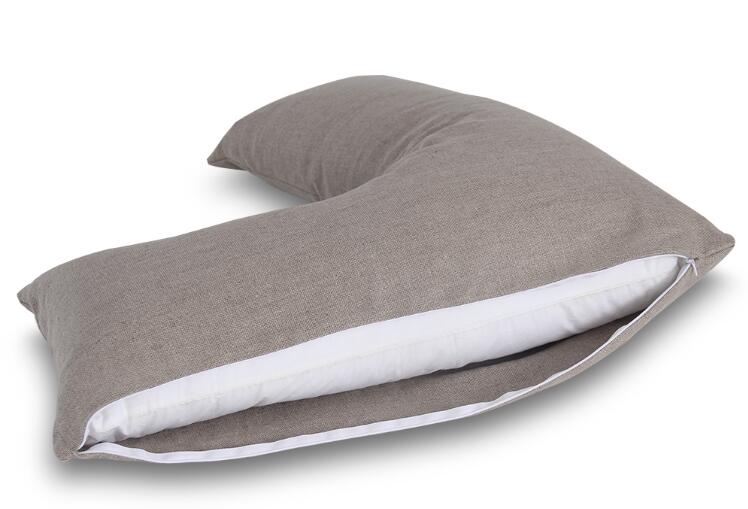 Multifunctional V-shape Linen Pillow | Spring Hometextile Blog